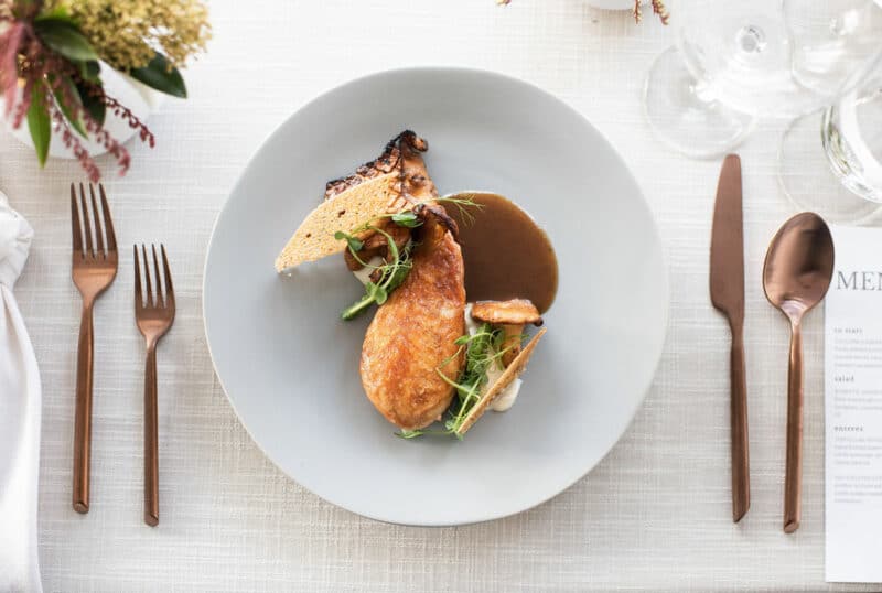 An Elevated Plated Menu - White Table Catering